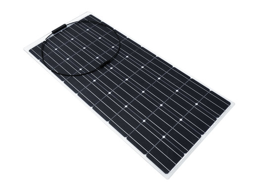 160 Watt Lightweight Solar Panels Semi Flexible Solar Roof Panels 18.43% Cell Efficiency