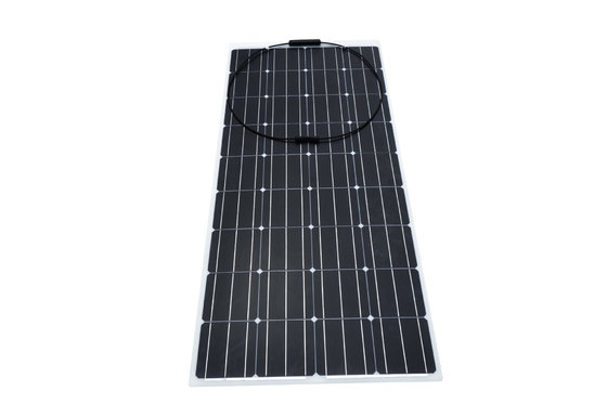 160 Watt Lightweight Solar Panels Semi Flexible Solar Roof Panels 18.43% Cell Efficiency