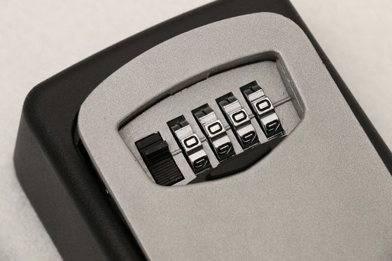 Rotate Wheel Wall Mounted Heavy Duty Key Lock Box For Outside House