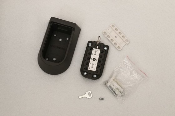 Waterproof Zinc Alloy Extra Key Lock Box for Real Estate Wall Mounting