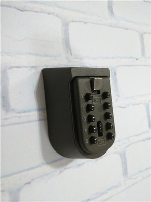 Two Key Lock Box , Combination Lock Key Box Wall Mount With Fixing Screws