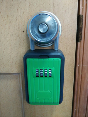 Combination Metal Portable Lock Box For Keys , Pocket Home Key Lock Box