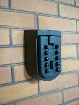 10 Push Button Combination Original Outdoor Key Safe Box Wall Mounted