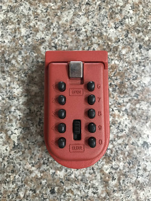 Original Wall Mounted Push Button Key Lock Box , Keyless Lock Box For House Key