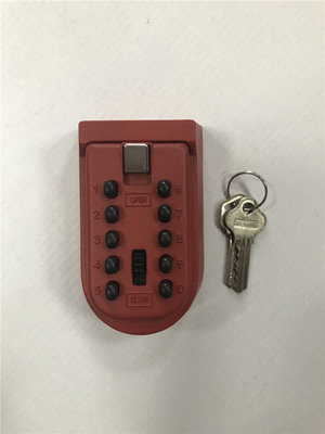 Smart Wall Mount Zinc Alloy Combination Key Lock Box With Push Button Type