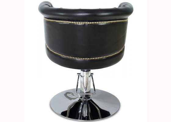 Custom Black Royal Salon Hair Styling Chairs U - Bar Footrest , Classic Design supplier