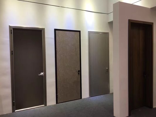 Modern Aluminum frame Customized Commerical Home use flush door design