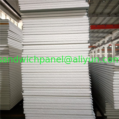 50mm 75mm sound insulation eps sandwich panel 11900x1150mm for prefabricated house