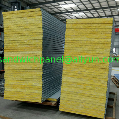 50mm fiber glass wool fireproof sandwich panel 5950x 960mm for roofing
