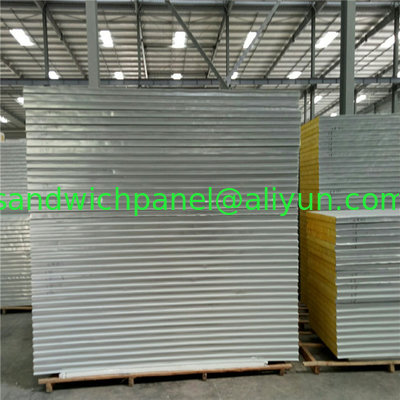 insulated sandwich panel fireproof 50mm glass wool roof tile for worker camp