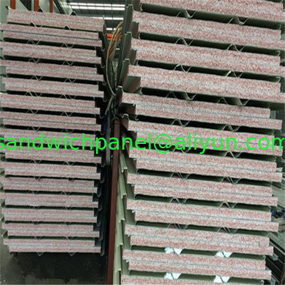 0.326mm corrugated steel sheet TPS sandwich roof panel for building roofing