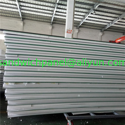 50mm waterproof double steel eps sandwich roofing panel with ivory white for roof