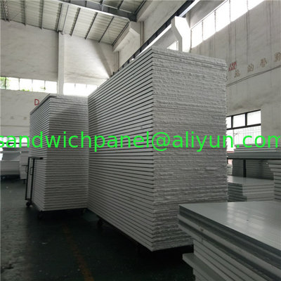 construction building materials 50mm eps sandwich panel with grey white steel sheet