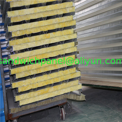 lowes metal roofing cost insulated 960mm glass wool sandwich roof panel for roof