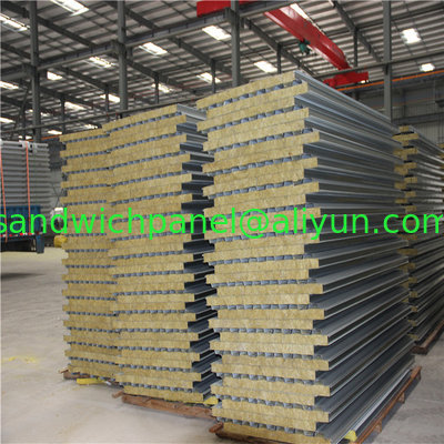 prefabricated fireproof rockwool sandwich panel house for labor camp