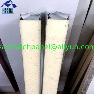 waterproof 75mm grey white polyurethane foam sandwich panel for clean room