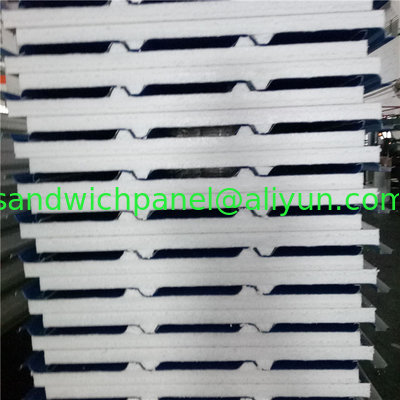 50mm EPS corrugated double color steel sandwich roof panel for clean room