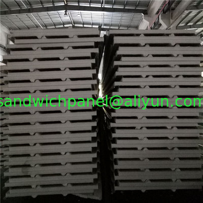50mm EPS corrugated double color steel sandwich roof panel for clean room