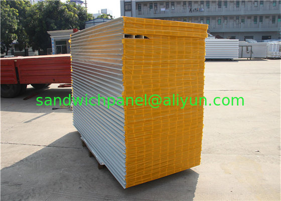 0.376mm color steel MGO sandwich panel use as the wall panel for food processing