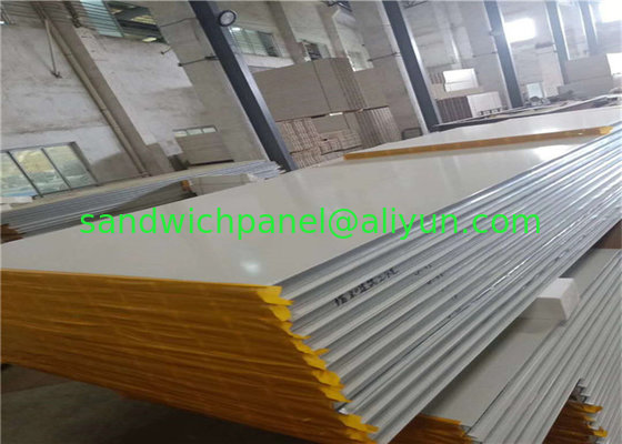 Huamei brand 0.426mm steel sheet 50mm mgo sandwich panel used for wall panel