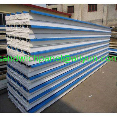 0.476mm double steel 14kg eps inuslated sandwich roof panel 5800x1050x100mm