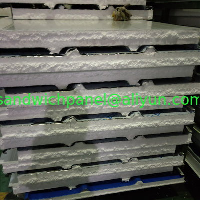 0.426mm insulated 75mm staineless steel eps sandwich roof panel for living house
