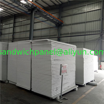 waterproof wall 50mm eps sandwich pane with 0.376mm and film both side for prefab house
