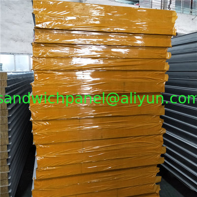 75mm double steel rock wool sandwich panel with 60minutes fire resist