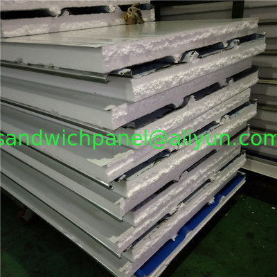 14kg blue EPS sandwich roof panel 1050-100-0.426mm used for prefab buildings