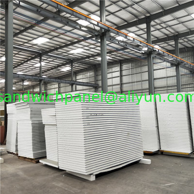 B1 grade fireproof mobile home 50mm greywhite eps sandwich wall paneling