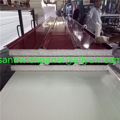 14kg 75mm eps sandwich roof panel with waterproof for prefabricated buildings
