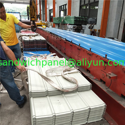 ivory white pre painted metal roofing sheet 3000-840-0.426mm for warehouse
