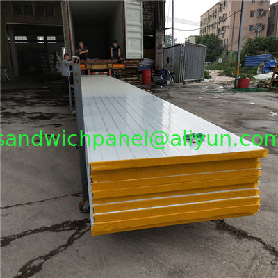 embossing rock wool sandwich panel 1150-50-0.426mm with beautiful appearance