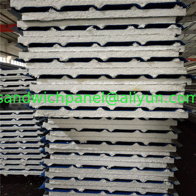 manufactured prefab home 30mm silver paper eps sandwich roof panels with 0.476mm for roof