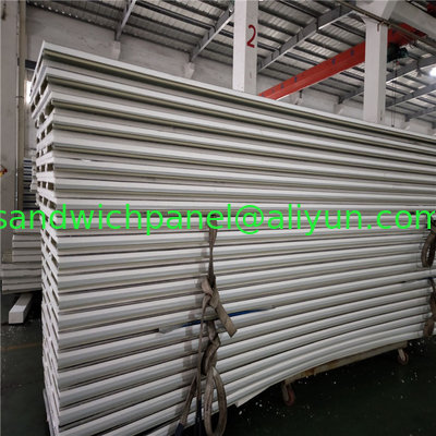 2017 new design 30mm silver paper eps roof sandwich panel 840-30-0.526mm for prefab house