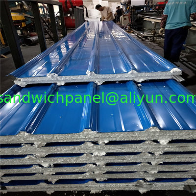prefab home roof 30mm eps silver paper sandwich panel building materials