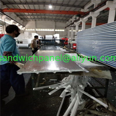 prefab home roof 30mm eps silver paper sandwich panel building materials