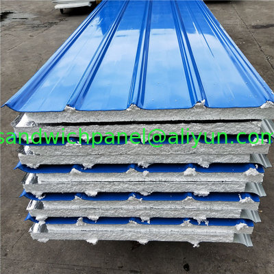 B grade fireproof styrofoam 30mm silver paper eps sandwich panel with 0.376mm for house