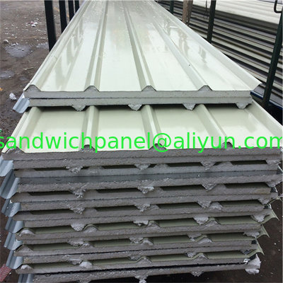 new arrival construction materials 840mm eps silver paper sandwich roof panel