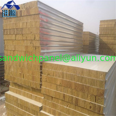 30minutes fire resistant 50mm rock wool sandwich insulated panels cold room materials