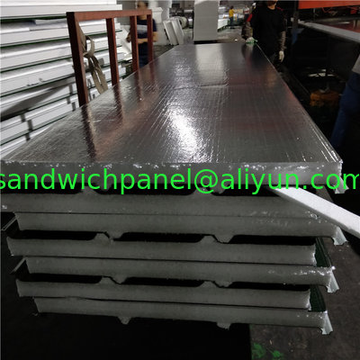 prefabricated eps sandwich panel green grass garage roof tile 1050-75-0.426mm