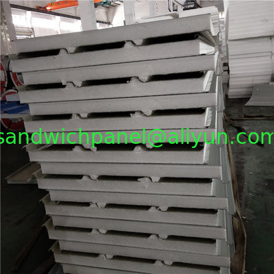 50mm waterproof insulated eps sandwich roof panels with 0.426mm for prefabricated house