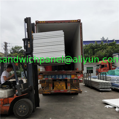 950mm waterproof eps sandwich  styrofoam board with 0.376mm for container house