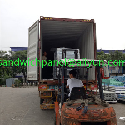eps 12kg sandwich panel 1050-50-0.426mm cover with film both side for prefab house