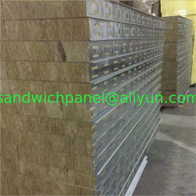 100mm rock wool sandwich panel use as industrial kiln board resistant fire more than 150 minutes