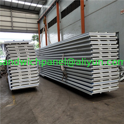 100mm eps heat insulated sandwich roof sheet panel with waterproof for prefab building