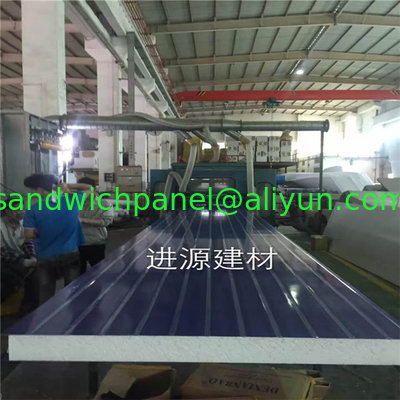 B grade fireproof eps sandwich styrofoam wall panel 1150-50-0.476mm with 14kg