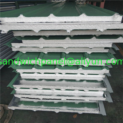 green styrofoam block silver paper roof panel 840-30-0.426mm for construction