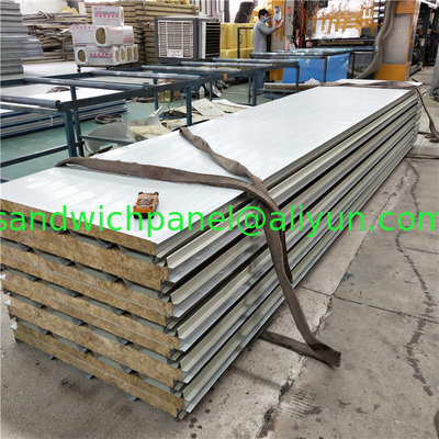GQT quality 960mm rock wool sandwich roof panel for construction buildings