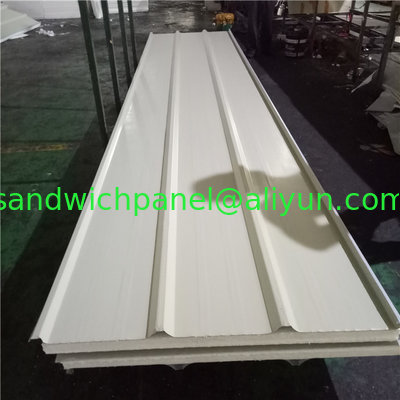 3750mm length eps sandwich panel house waterproof roof tile 1050-50-0.4mm wide red